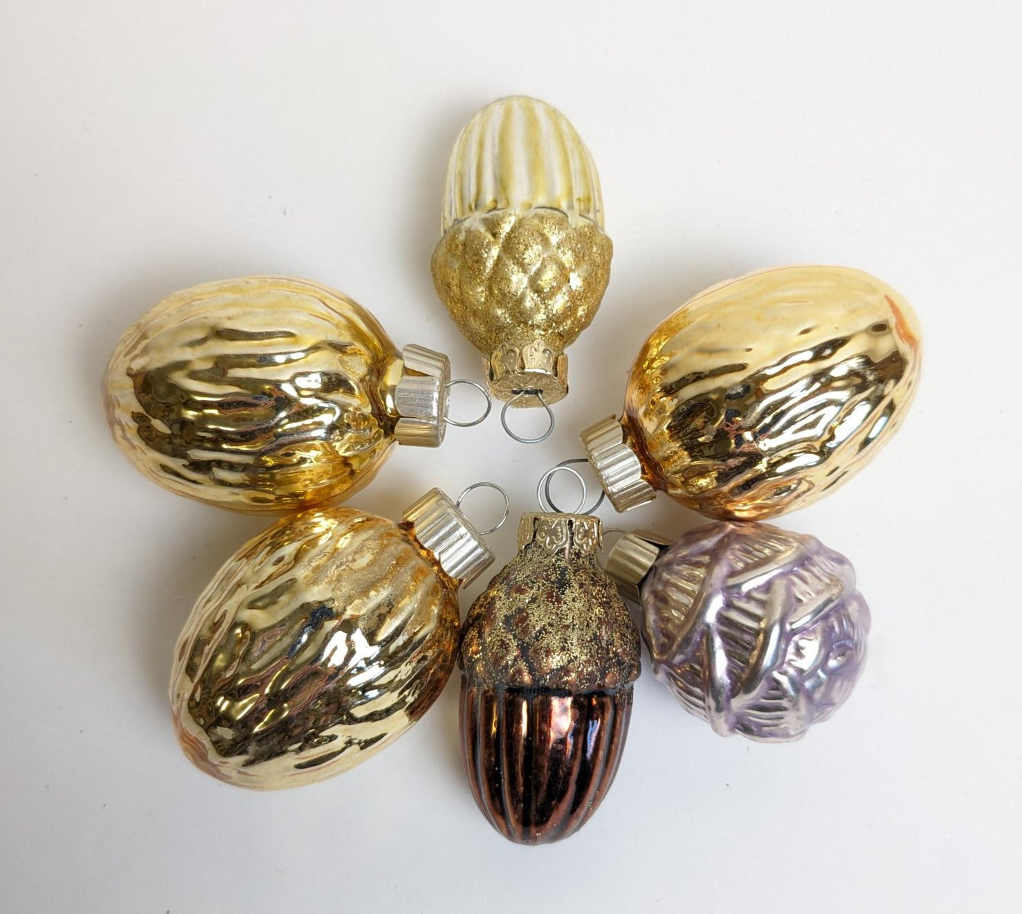 Walnut and Acorn Vintage Martha Stewart Christmas Ornaments – Petal ...