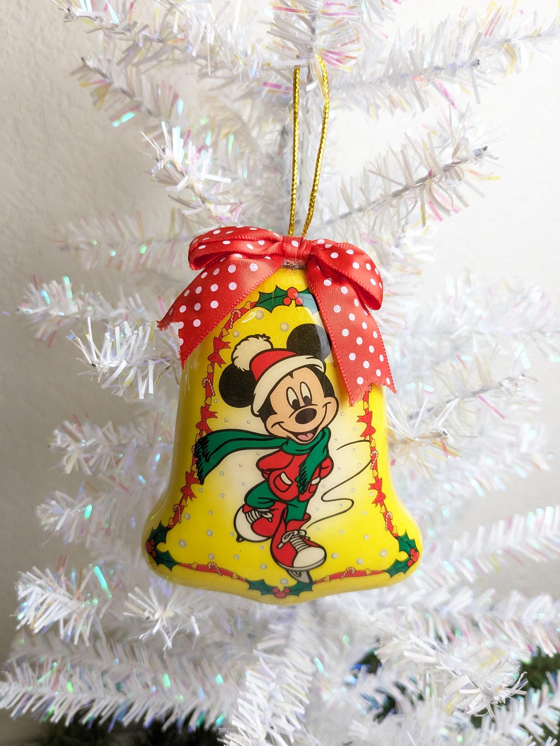 Mickey Mouse Bell Shaped Vintage Christmas Ornament – Petal Pushers Nursery