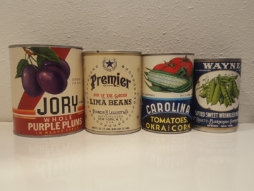 Vintage Can Labels - Rustic Kitchen Decor